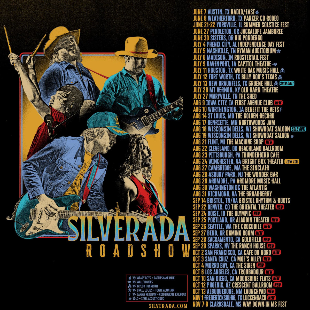 Silverada Restocks Tour Dates Ahead of New Album - Saving Country Music